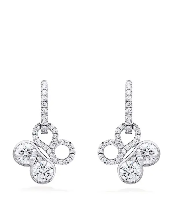 BOODLES White And Diamond Be Earrings - Gold