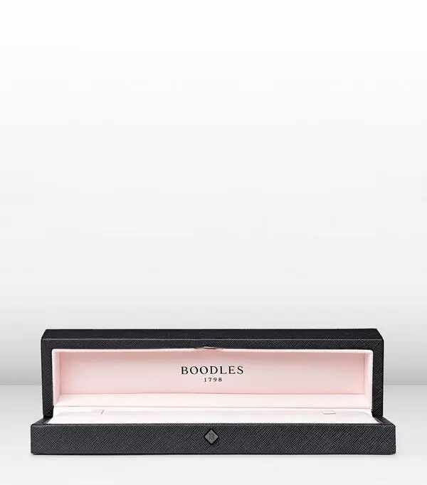 BOODLES Platinum, Rose Gold And Diamond Bangle - Silver