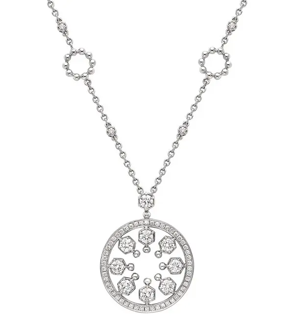BOODLES White And Diamond Circus Pendant Necklace - Gold