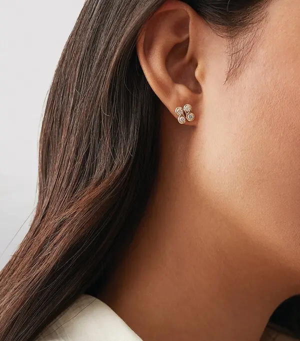 BOODLES And Diamond Earrings - Rose Gold