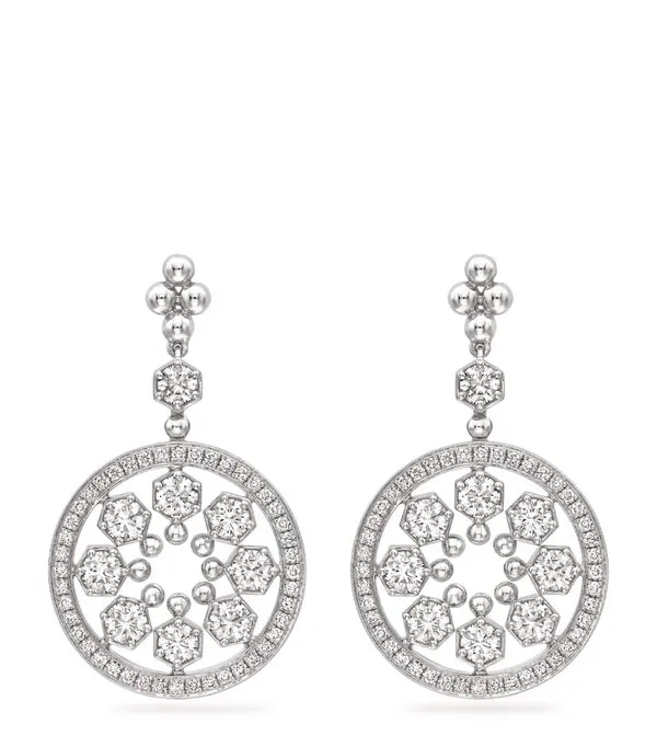 BOODLES White And Diamond Circus Earrings - Gold
