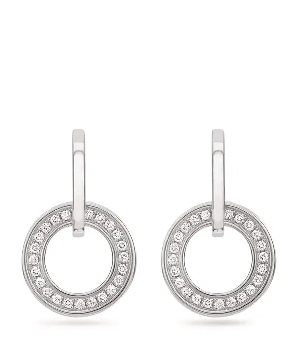 BOODLES White And Diamond Classic Roulette Earrings - Gold