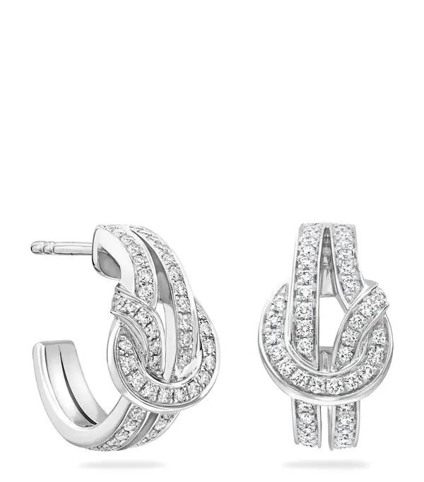 BOODLES The Knot Diamond Earrings