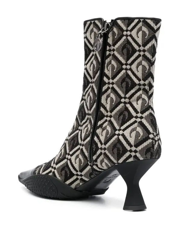 MARINE SERRE Moon Diamant Ankle Boots