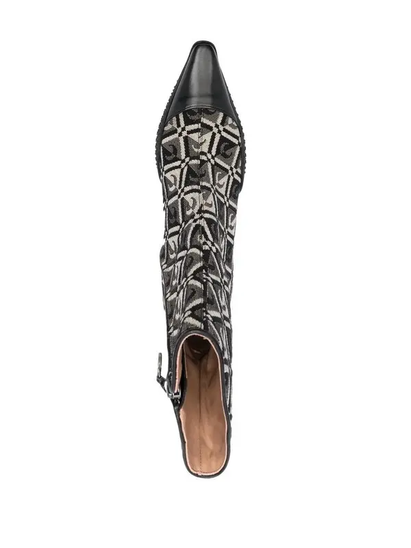 MARINE SERRE Moon Diamant Ankle Boots