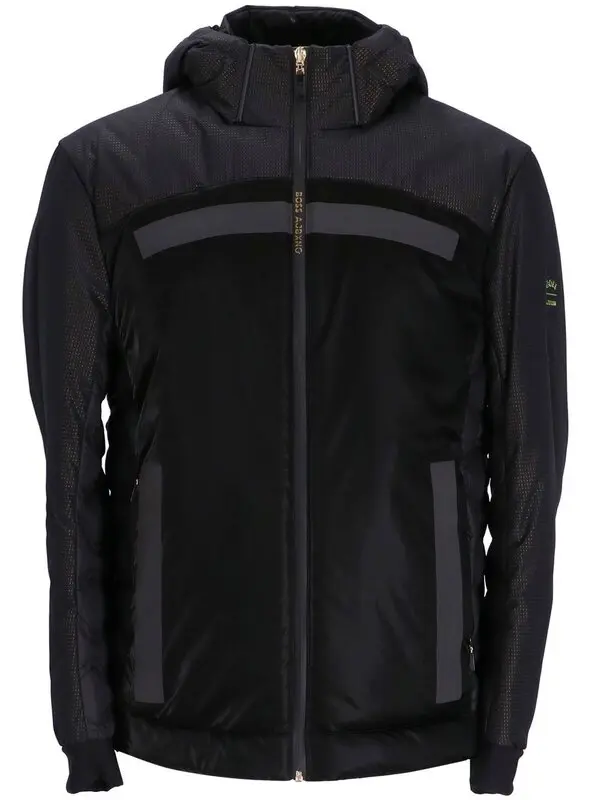 Boss X Ajbxng Zip-Up Hooded Jacket In Black - 30% Off | Editorialist