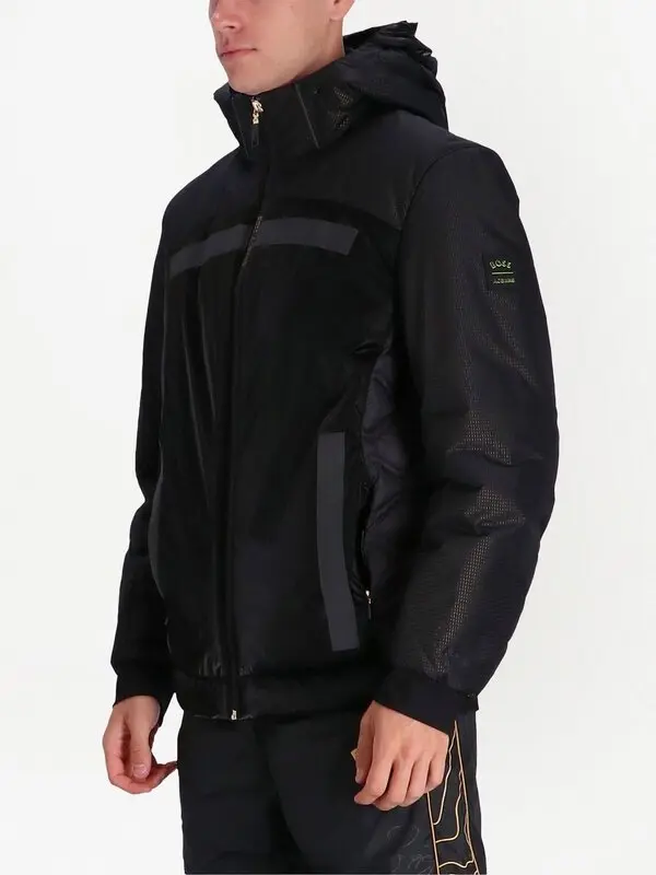 Boss X Ajbxng Zip-Up Hooded Jacket In Black - 30% Off | Editorialist