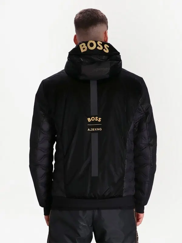 Boss X Ajbxng Zip-Up Hooded Jacket In Black - 30% Off | Editorialist
