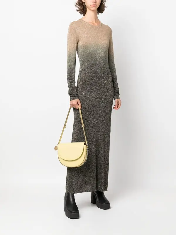 Stella McCartney Frayme Medium Shoulder Bag - Yellow