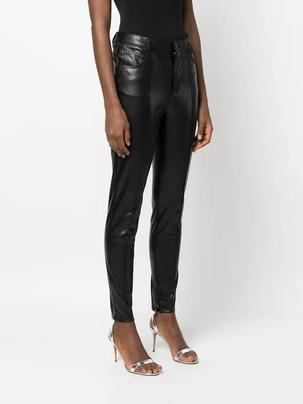 Ermanno Scervino Faux-leather Trousers