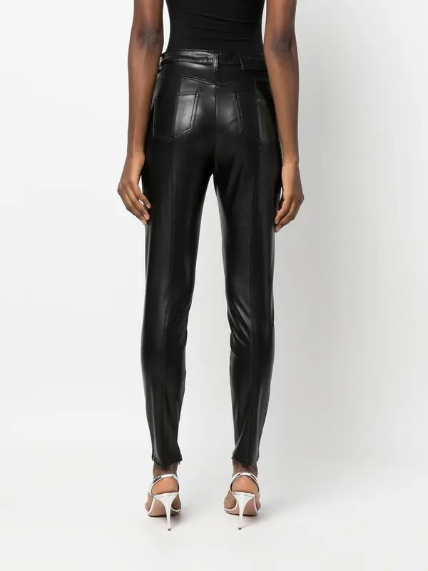 Ermanno Scervino Faux-leather Trousers