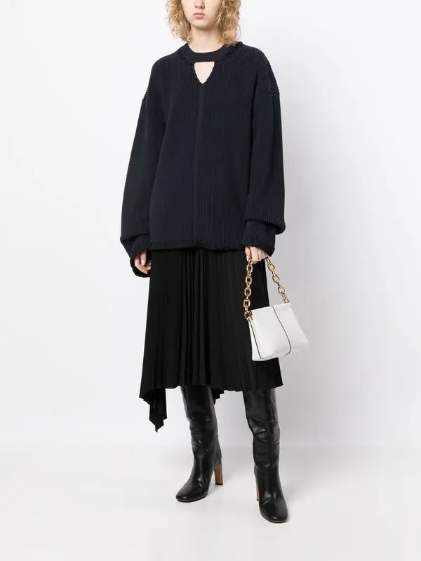 3.1 Phillip Lim Ribbed V-neck Jumper