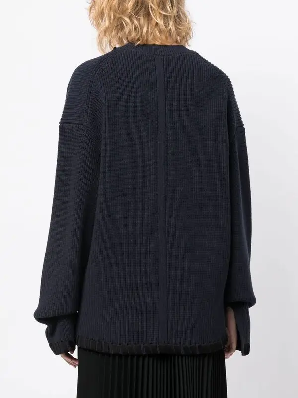 3.1 Phillip Lim Ribbed V-neck Jumper