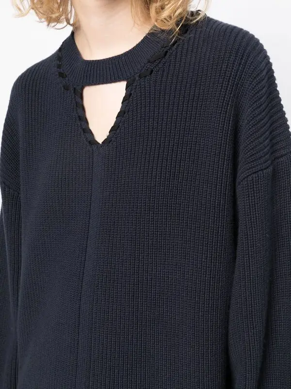 3.1 Phillip Lim Ribbed V-neck Jumper