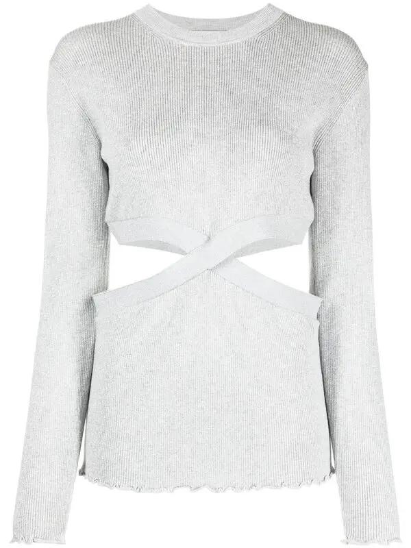 3.1 Phillip Lim Cut-out Ribbed Jumper