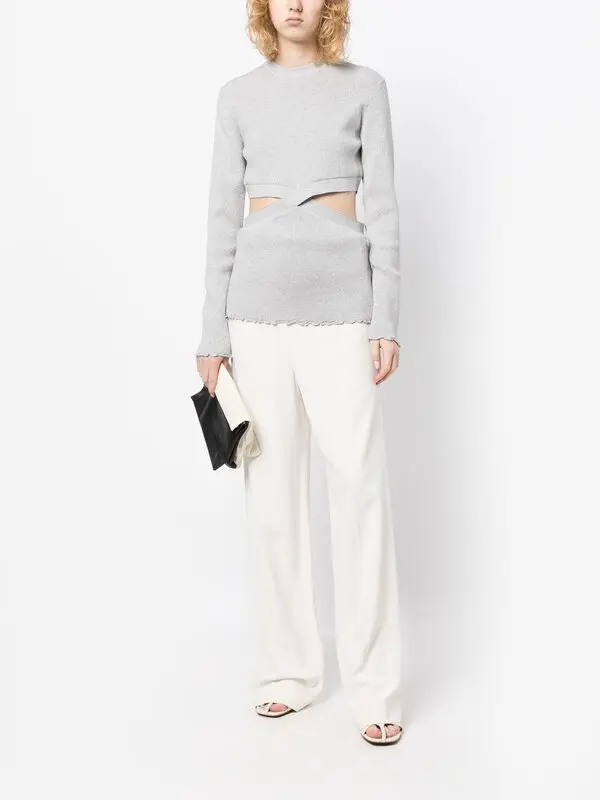 3.1 Phillip Lim Cut-out Ribbed Jumper