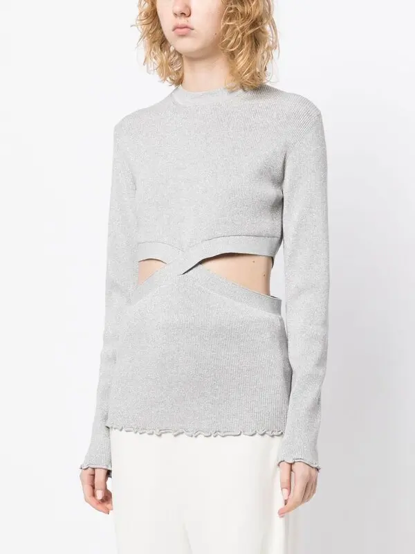 3.1 Phillip Lim Cut-out Ribbed Jumper