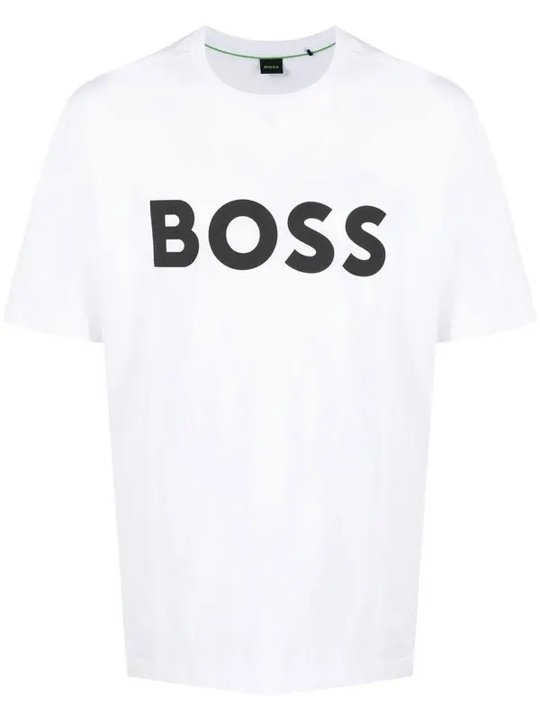 BOSS Logo-print Cotton T-shirt