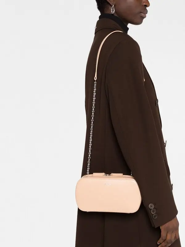 JIL SANDER Logo-print Leather Shoulder Bag