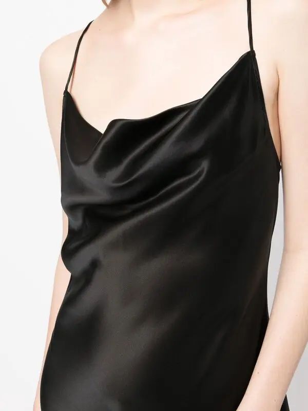 FLEUR DU MAL Cowl-neck Slip Dress