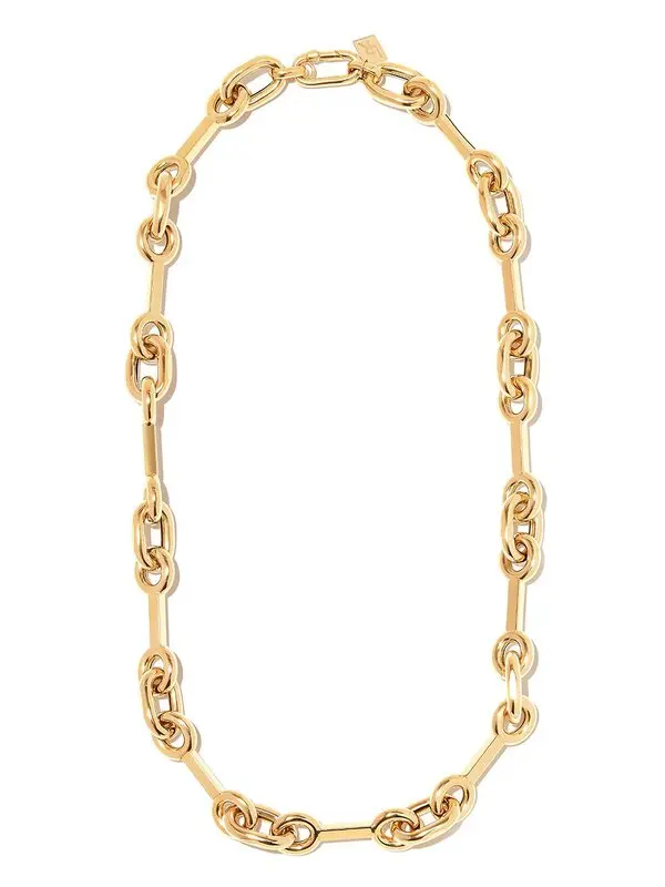 Lauren Rubinski 14kt Yellow Mixed-link Necklace