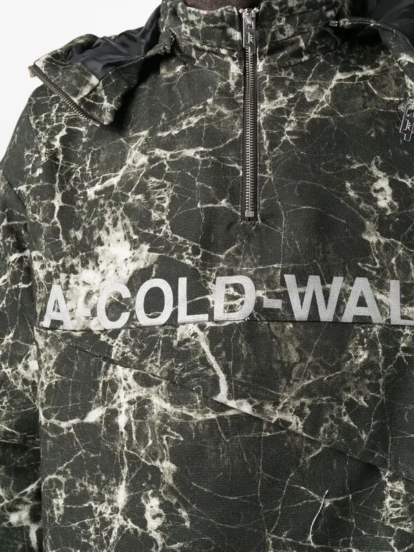 A-COLD-WALL* Marble-print Pullover Jacket