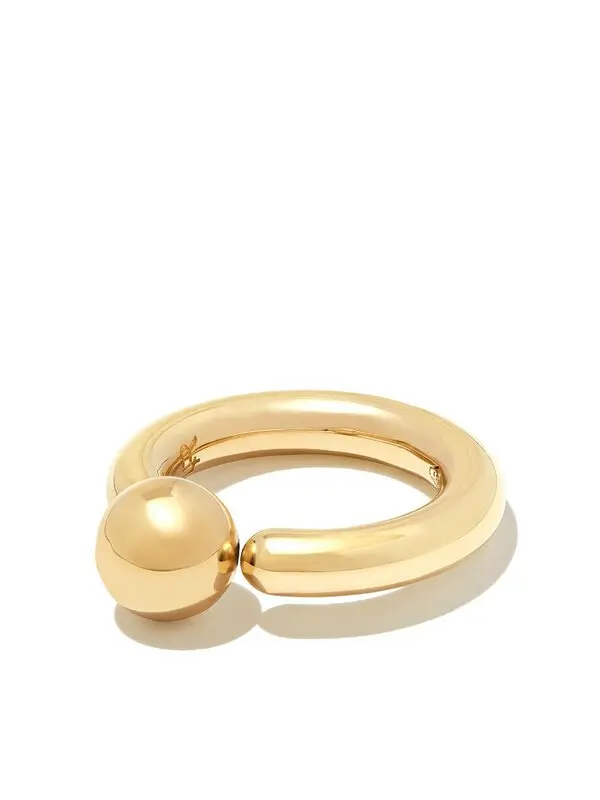 Lauren Rubinski 14kt Yellow Ball Ring - Gold