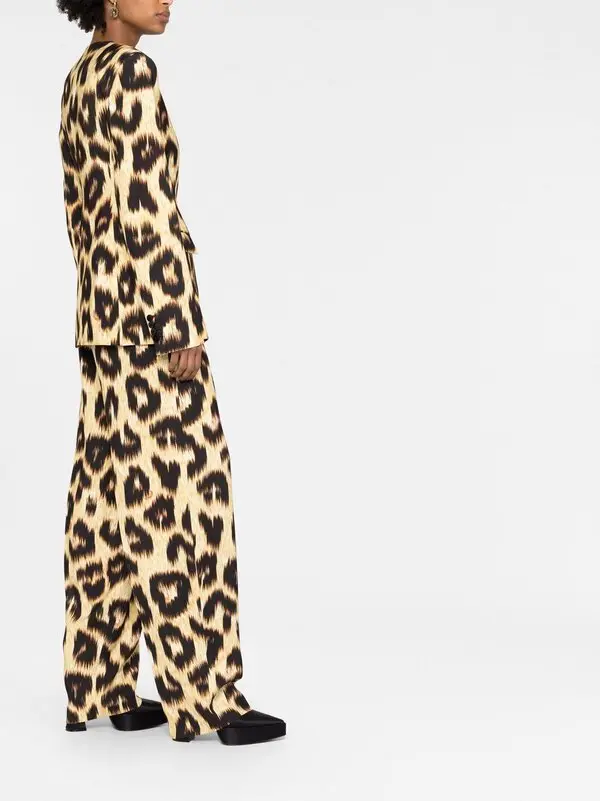 Attico Louise Leopard-print Blazer