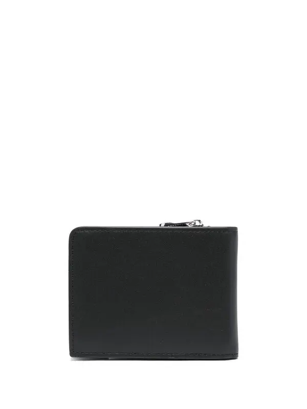Calvin Klein Logo Plaque Bi-fold Leather Wallet