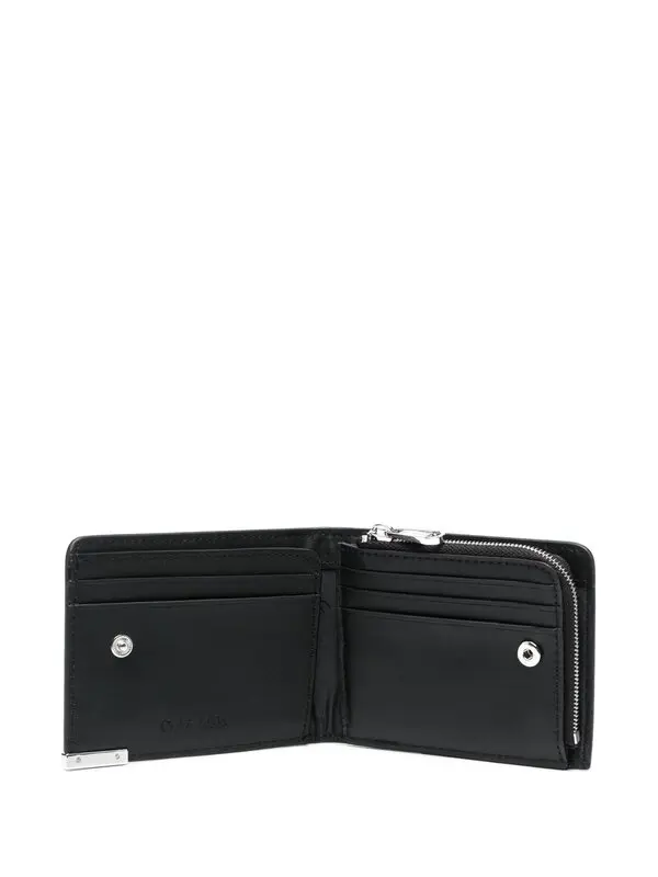 Calvin Klein Logo Plaque Bi-fold Leather Wallet