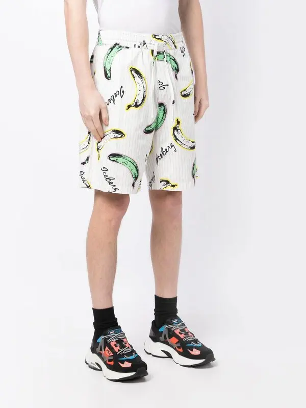 Iceberg Banana-print Bermuda Shorts
