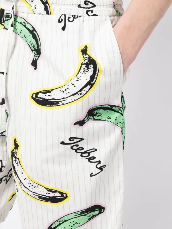 Iceberg Banana-print Bermuda Shorts