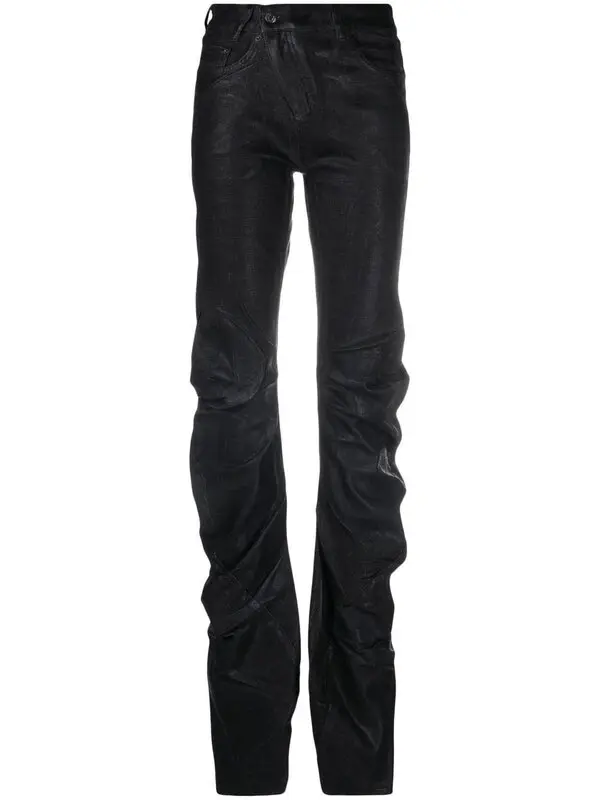 Ottolinger Drape Denim Jeans In Black - 35% Off | Editorialist