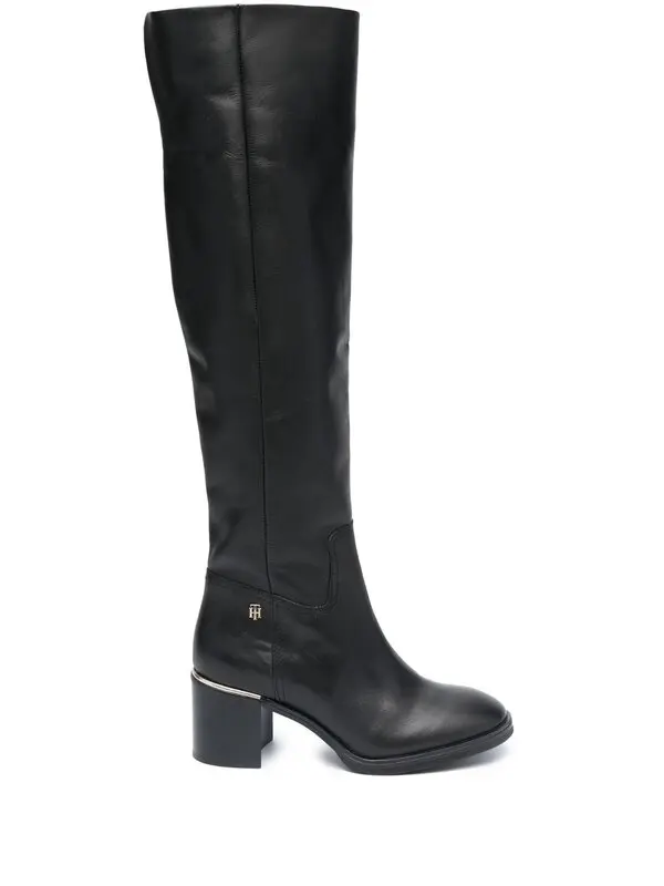 Tommy Hilfiger Logo-plaque Knee-high Boots
