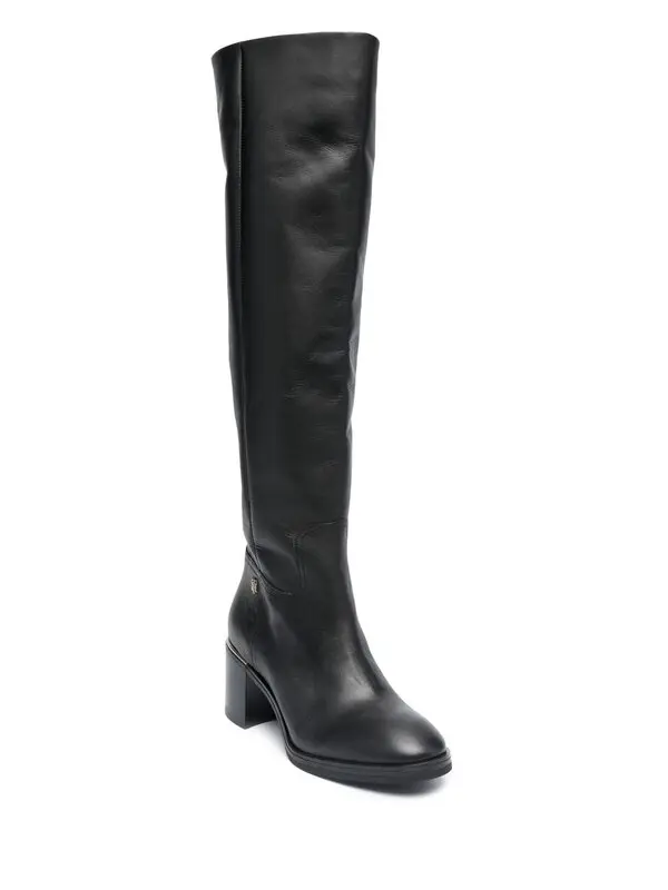 Tommy Hilfiger Logo-plaque Knee-high Boots