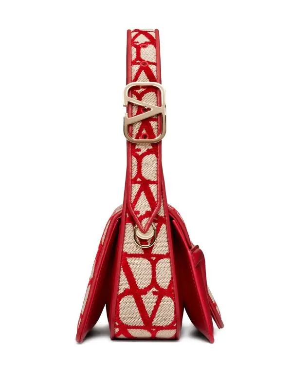 Valentino Garavani La Petit Deuxième Toile Iconographe Shoulder Bag - Red