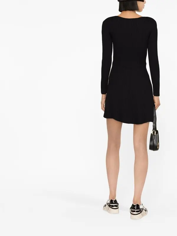reformation bruno knit dress Reformation Brayden Knit Dress in Nile by Reformation