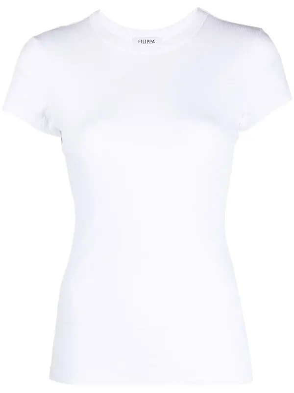 Filippa K Ribbed-knit Short-sleeved T-shirt