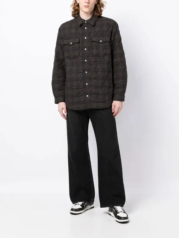 MARANT Check-print Two-pocket Shirt Jacket