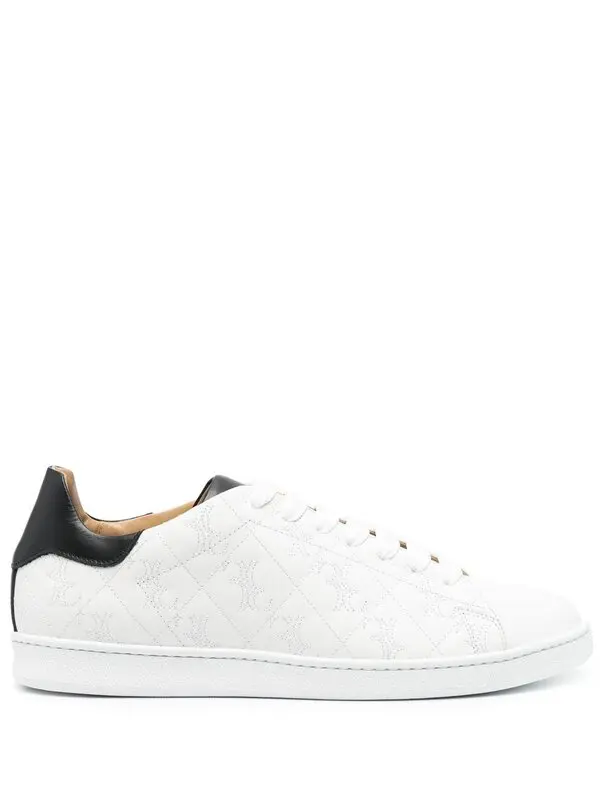 BILLIONAIRE Quilted Leather Low-top Sneakers