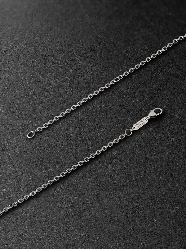 SUZANNE KALAN 18-karat White Gold Diamond Pendant Necklace