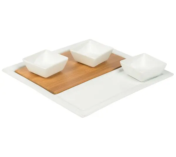 DENMARK TOOLS FOR COOKS Denmark 5-piece White Serving Set