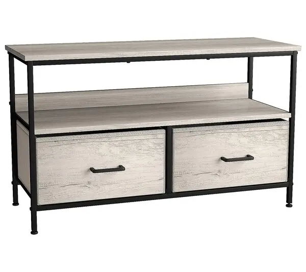 SORBUS Tv Stand Dresser With 2 Faux-wood Drawer S - One-color