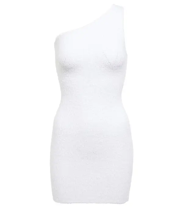 Wardrobe.NYC X Hailey Bieber Hb Ribbed Minidress - White