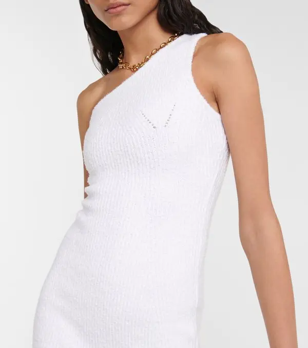 Wardrobe.NYC X Hailey Bieber Hb Ribbed Minidress - White