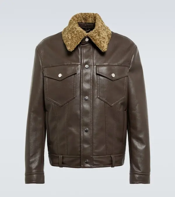 Nanushka Boyce Regenerated Leather Jacket