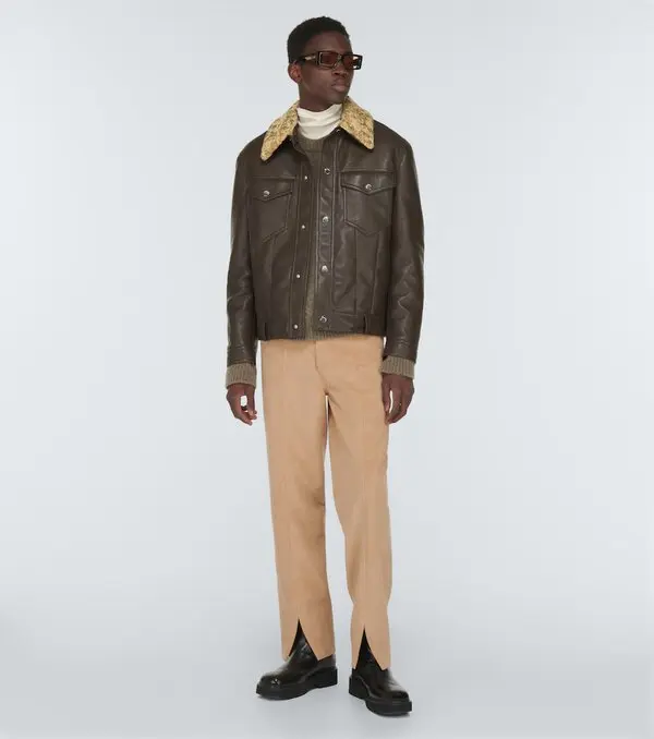 Nanushka Boyce Regenerated Leather Jacket