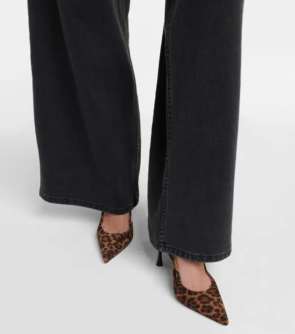 GIANVITO ROSSI Suede Slingback Pumps