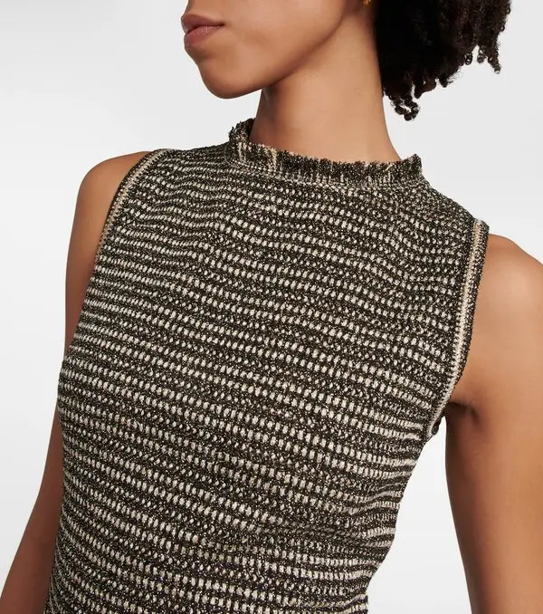 Oscar De La Renta Tweed Minidress - Multicoloured