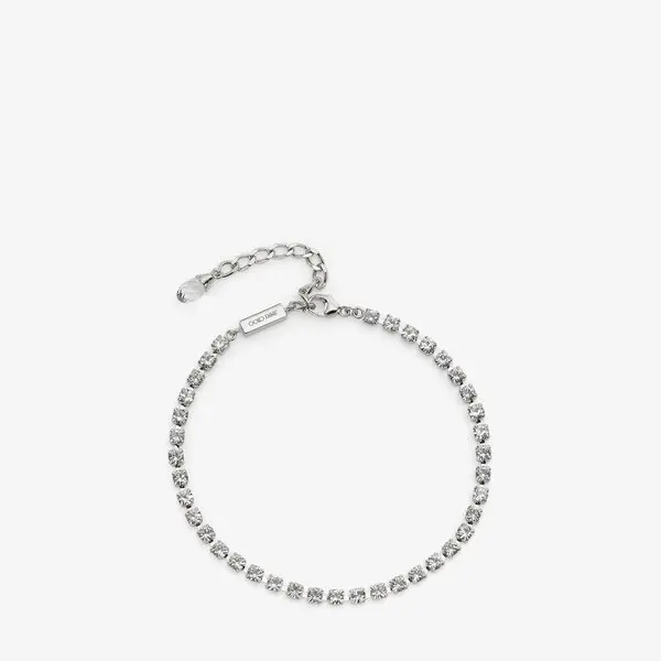 JIMMY CHOO Saeda Anklet - Silver/crystal